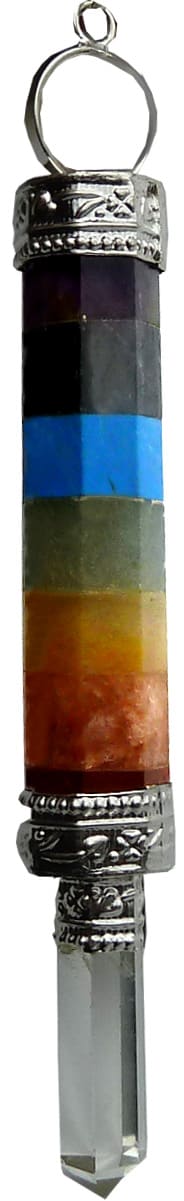 Bâton de soin 7 chakras pierre 5cm - Pendentifs, Minéraux - Bijoux ...